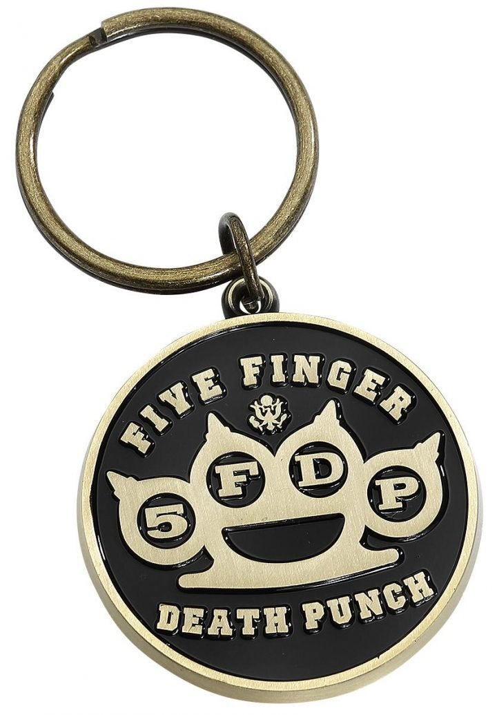 Five Finger Death Punch Brass Knuckles Avaimenperä - Musiikkikauppa24.fi